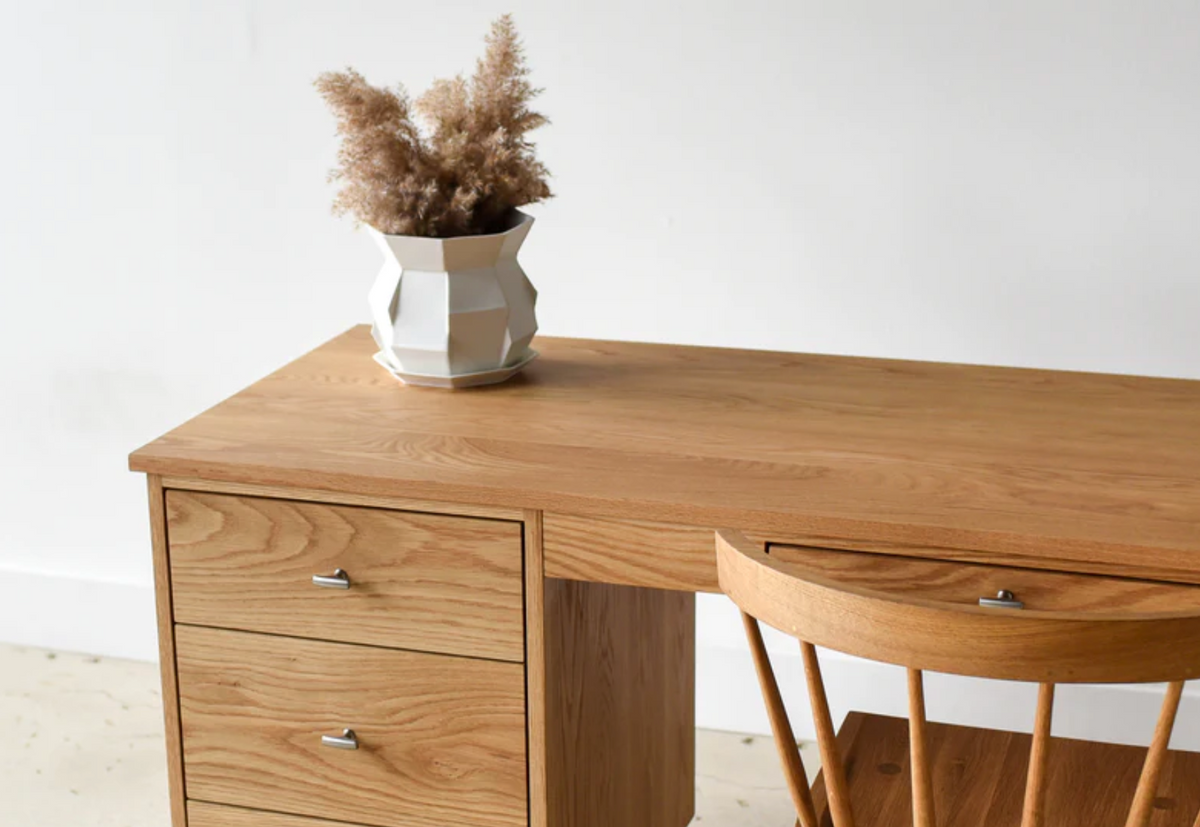 White Oak Desks | Handmade Solid Oak Desks | What WE Make