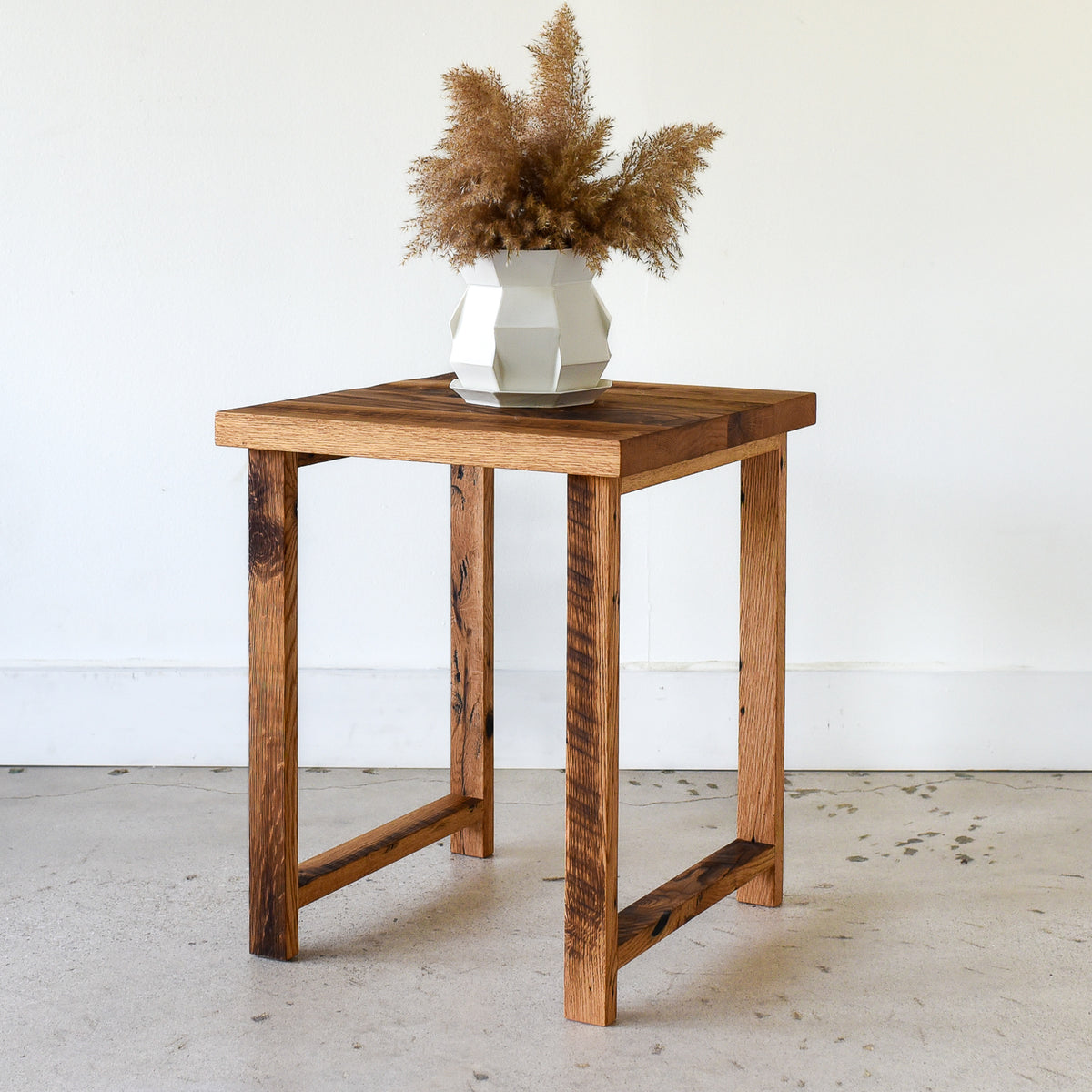 Modern Solid Wood End Table - What WE Make