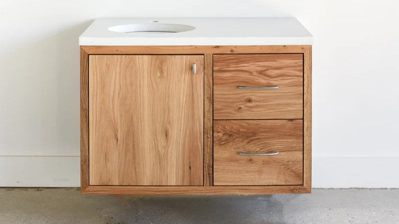 Reclaimed Oak Vanities | Bathroom Vanities | What WE Make