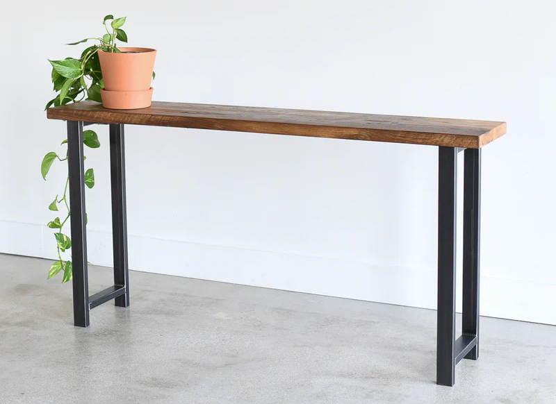 Industrial Console Tables | Solid Wood | What WE Make
