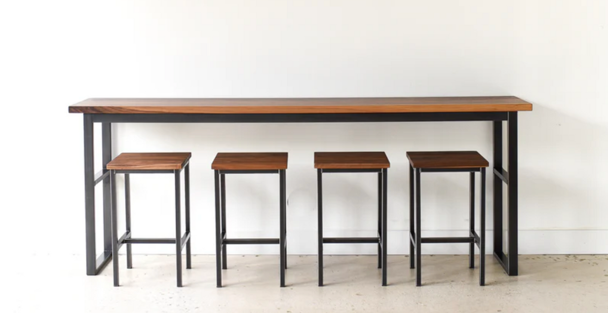 Solid Wood Narrow Bar Tables | What WE Make