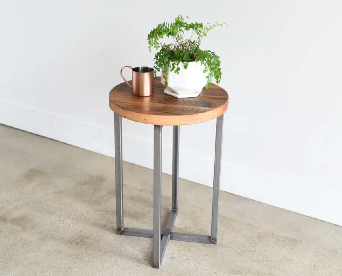 Solid Wood Round End Tables | What WE Make