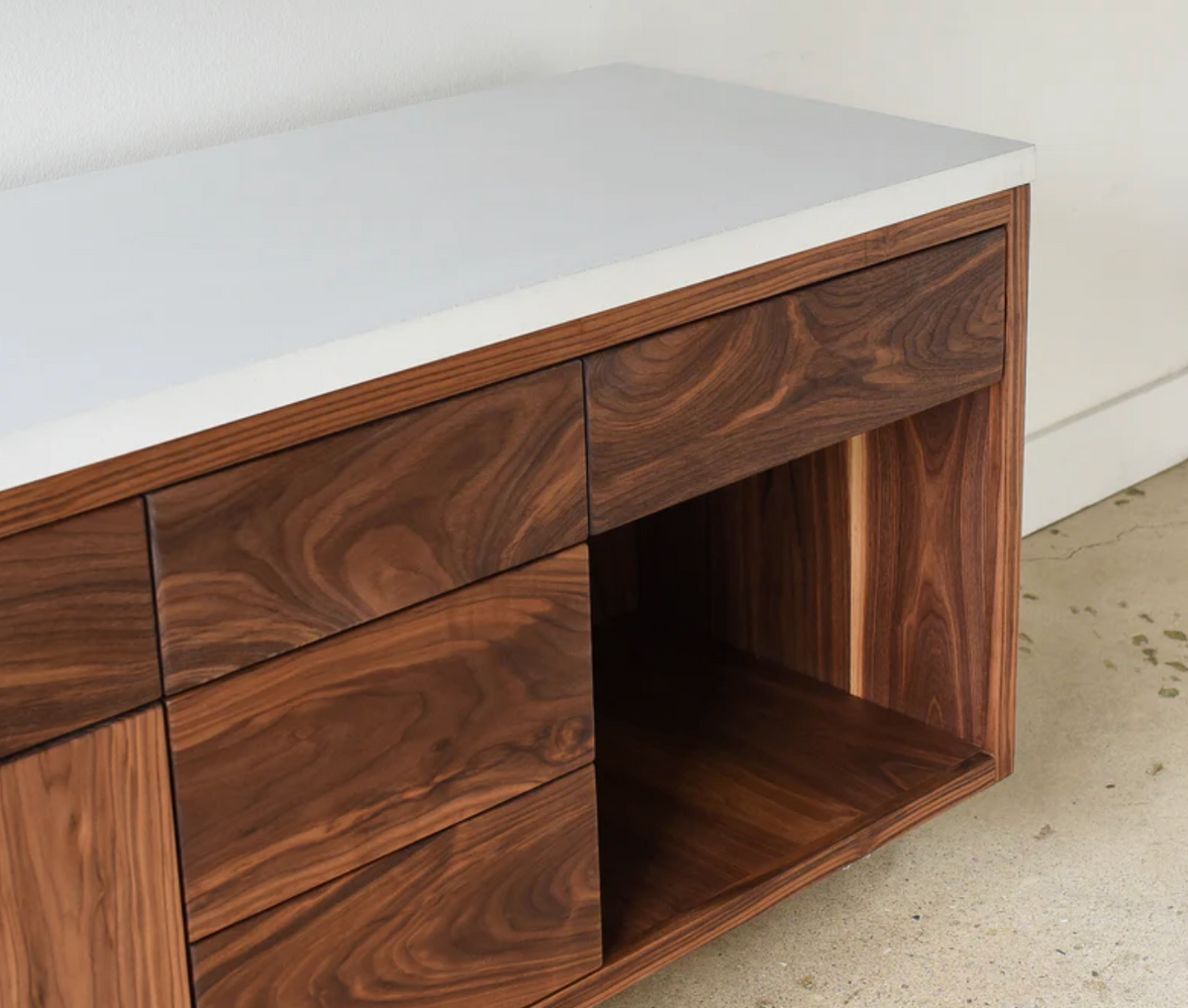 Walnut Floating Vanity - What WE Make