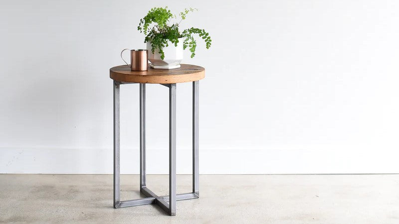Reclaimed Oak End Tables | What WE Make