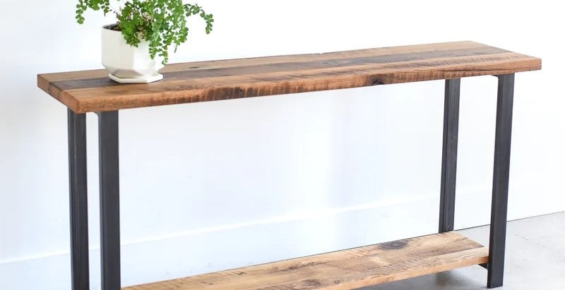 Reclaimed Wood Console Tables | What WE Make