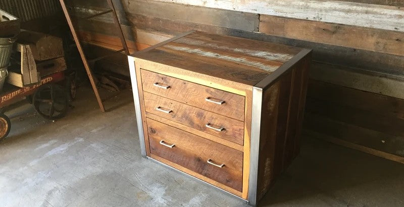 Reclaimed Wood File Cabinets | What WE Make