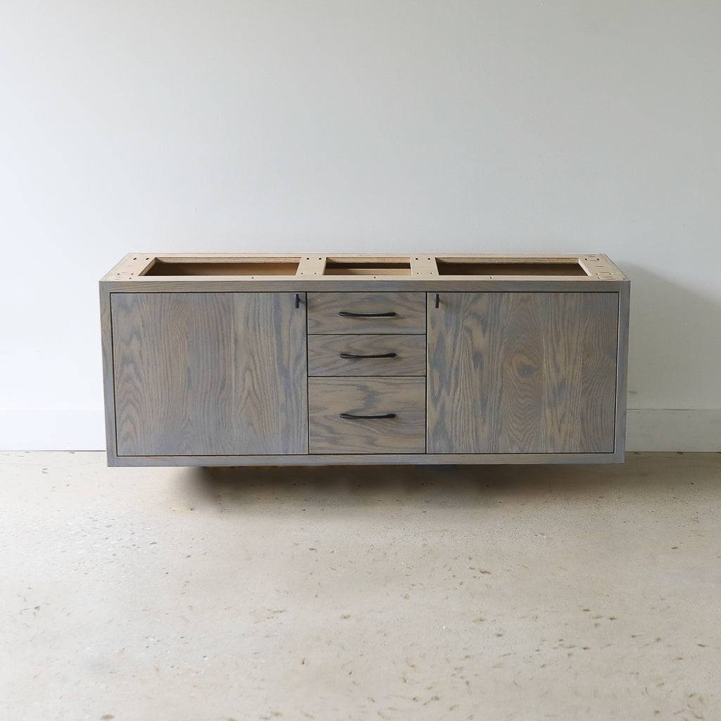 60" Modern Floating Wood Vanity / Double Sink – What WE Make