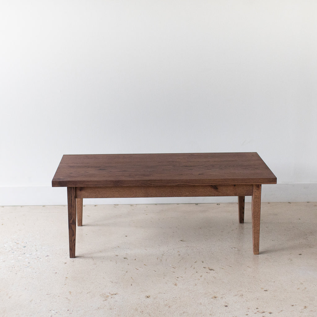 Tapered Leg Rectangular Coffee Table – What WE Make