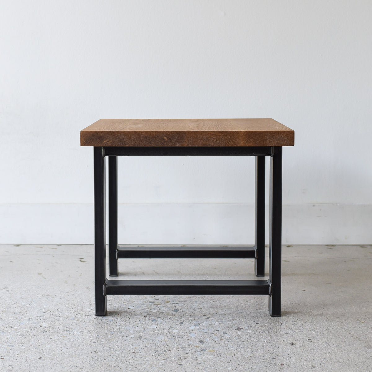 Modern Industrial End Table - What WE Make