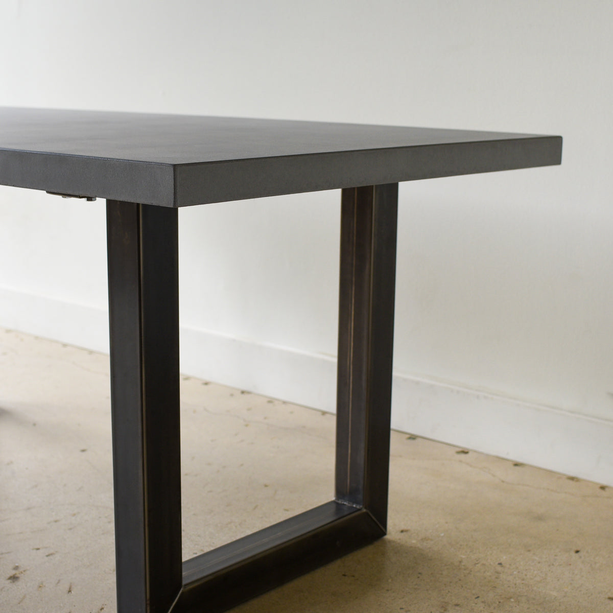 Industrial Modern Indoor/ Outdoor Concrete Dining Table – What WE Make