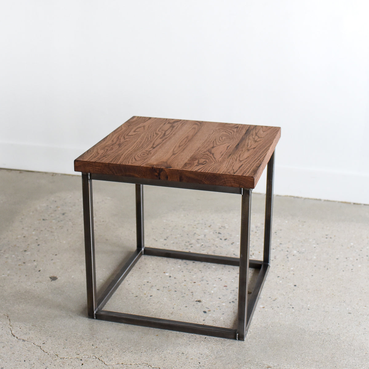Steel Box Frame Side Table - What WE Make