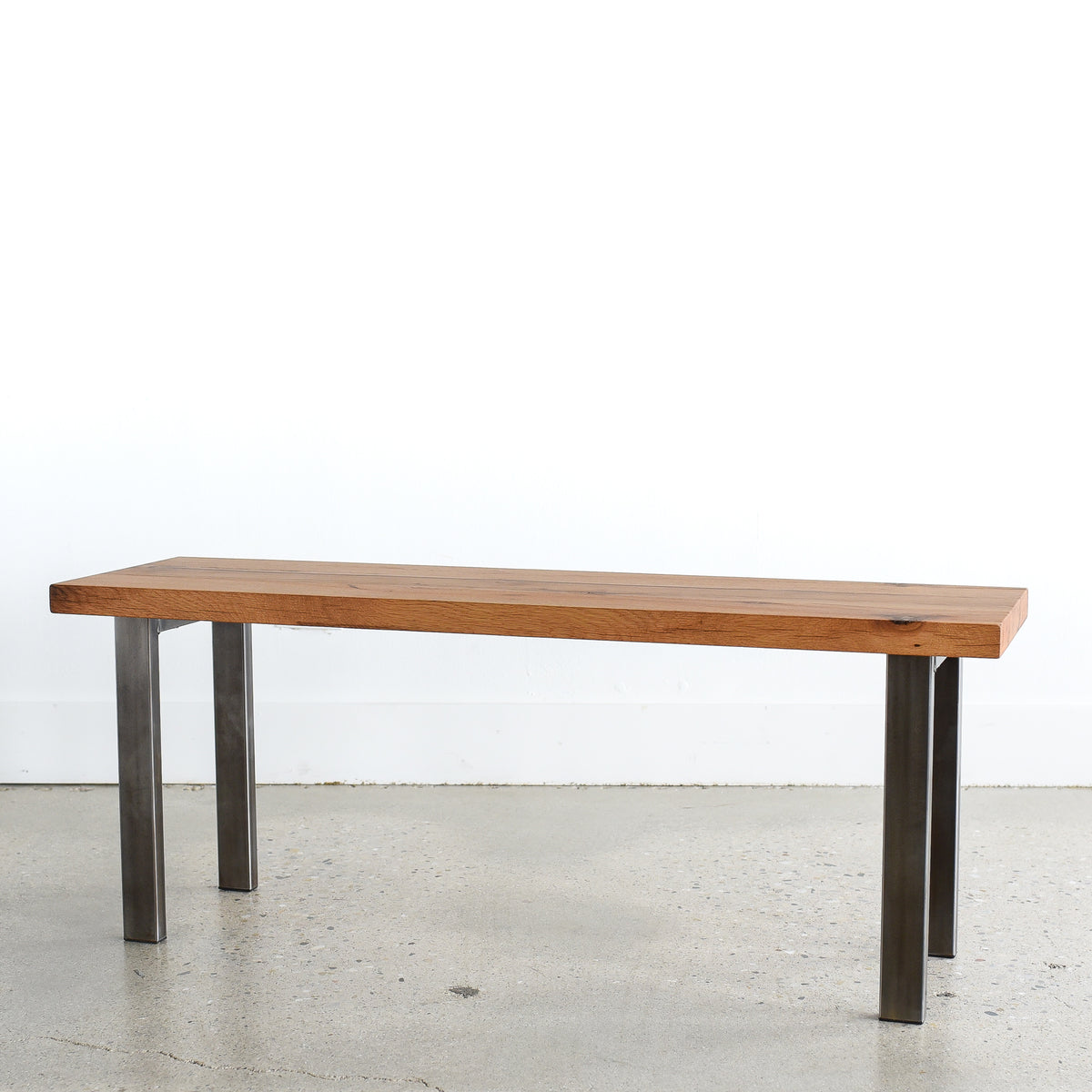 Narrow Post Leg Bench – What WE Make