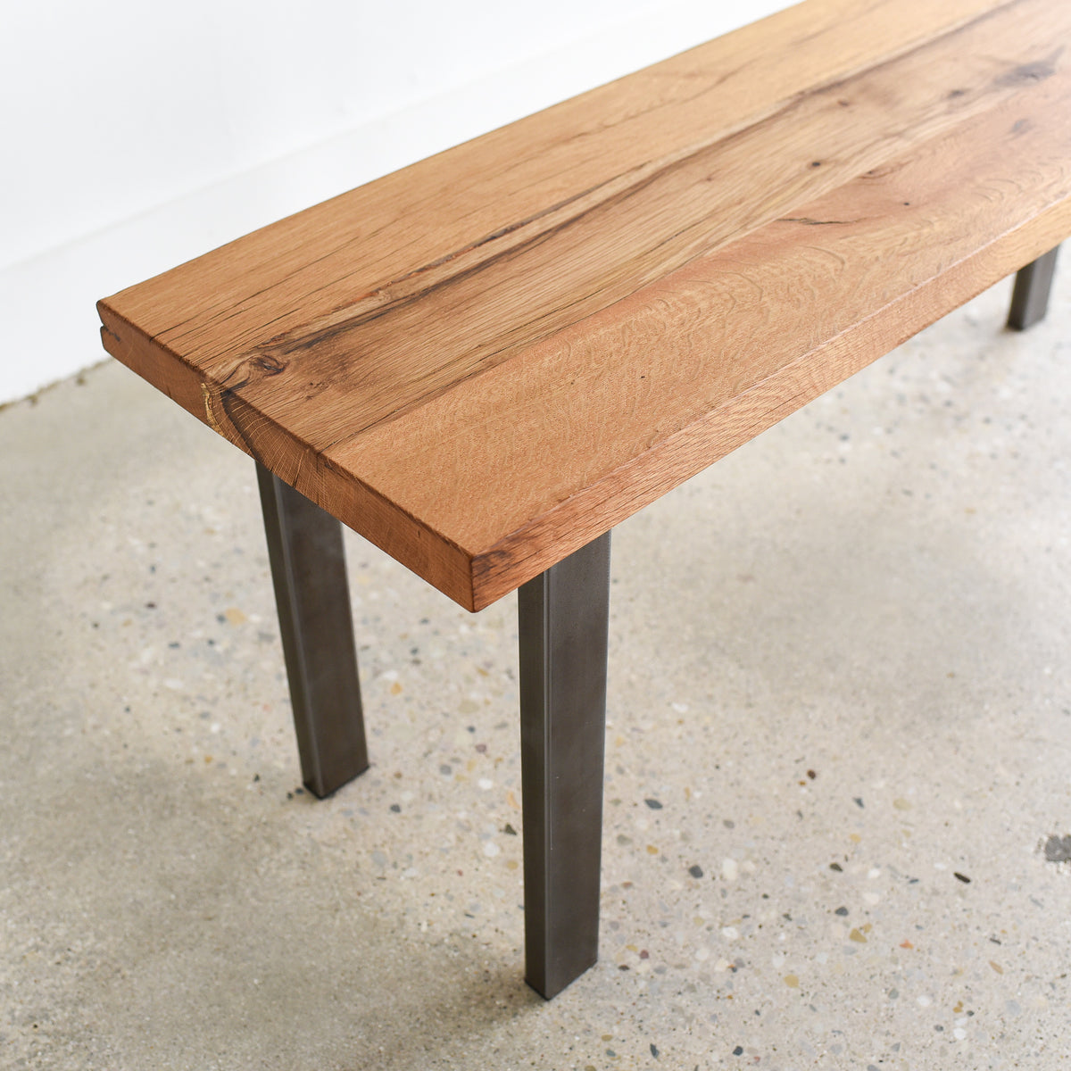 Narrow Post Leg Bench – What WE Make