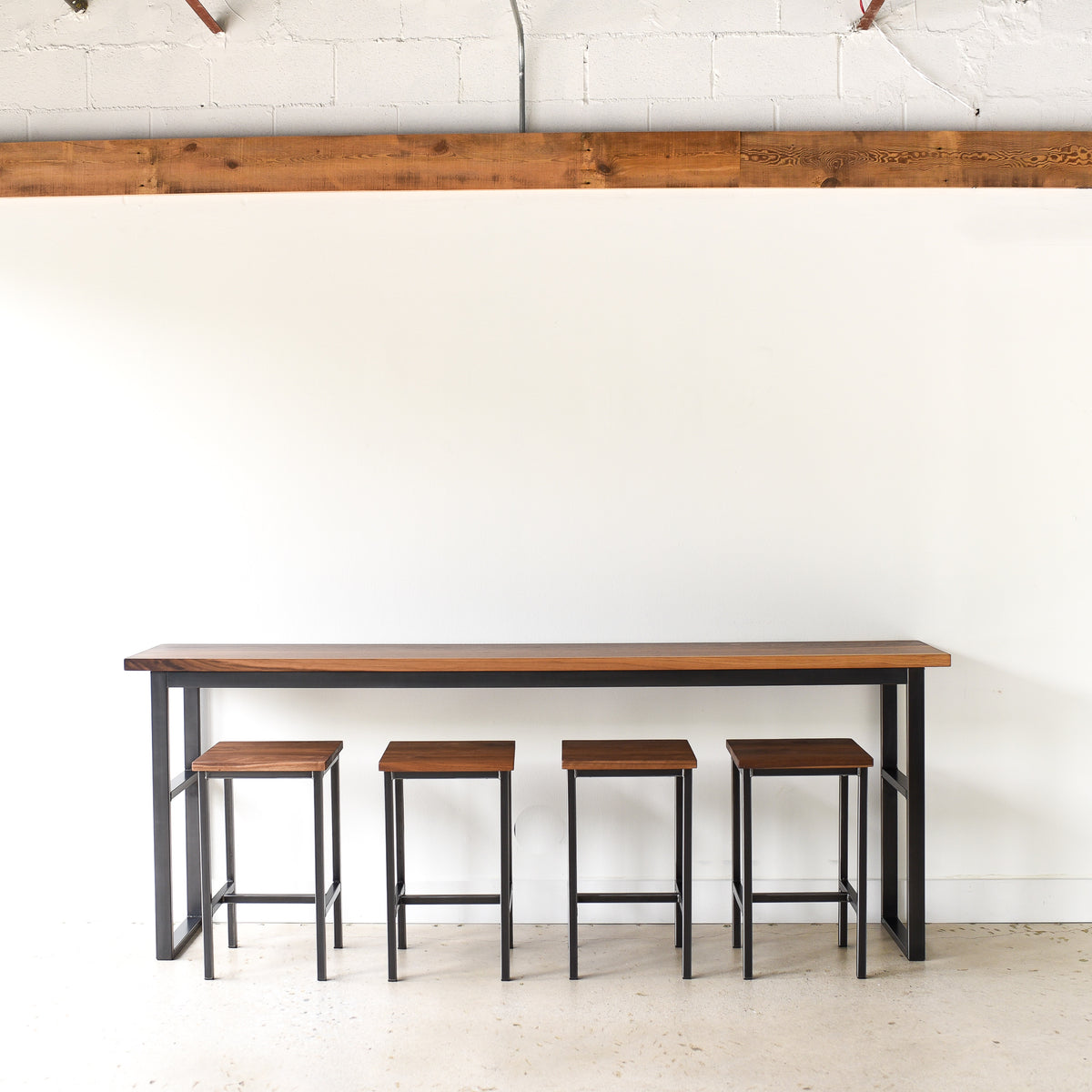 Industrial Steel Frame Console Table – What WE Make