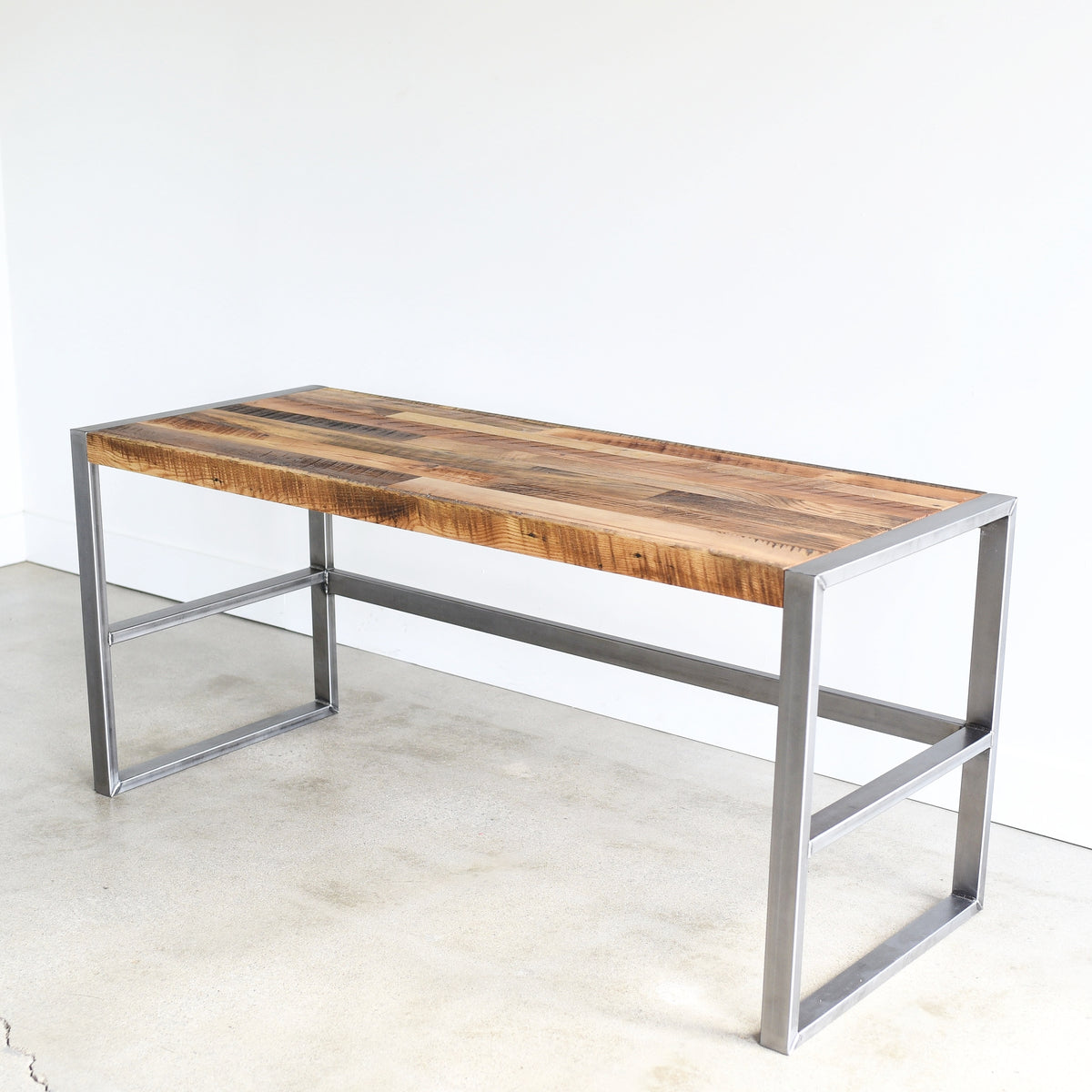 Modern Wood + Metal Desk – What WE Make