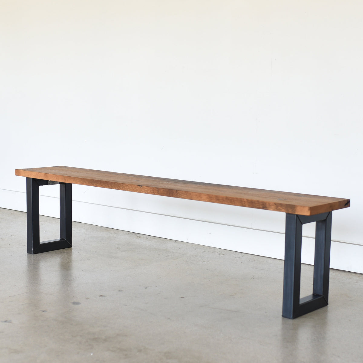 Rectangle Steel Leg Bench – What WE Make