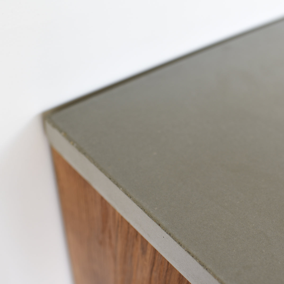 Concrete Vanity Top with Double Integral Sink – What WE Make