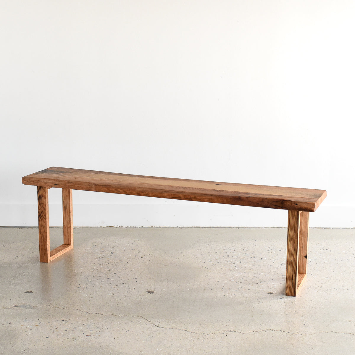 Organic Modern Wood Bench – What WE Make