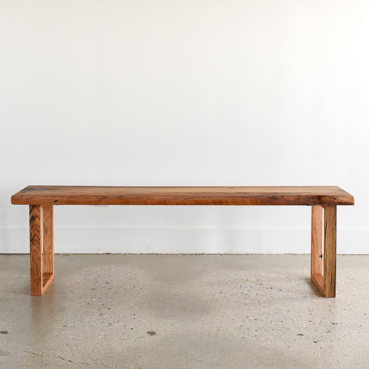 Organic Modern Wood Bench – What WE Make
