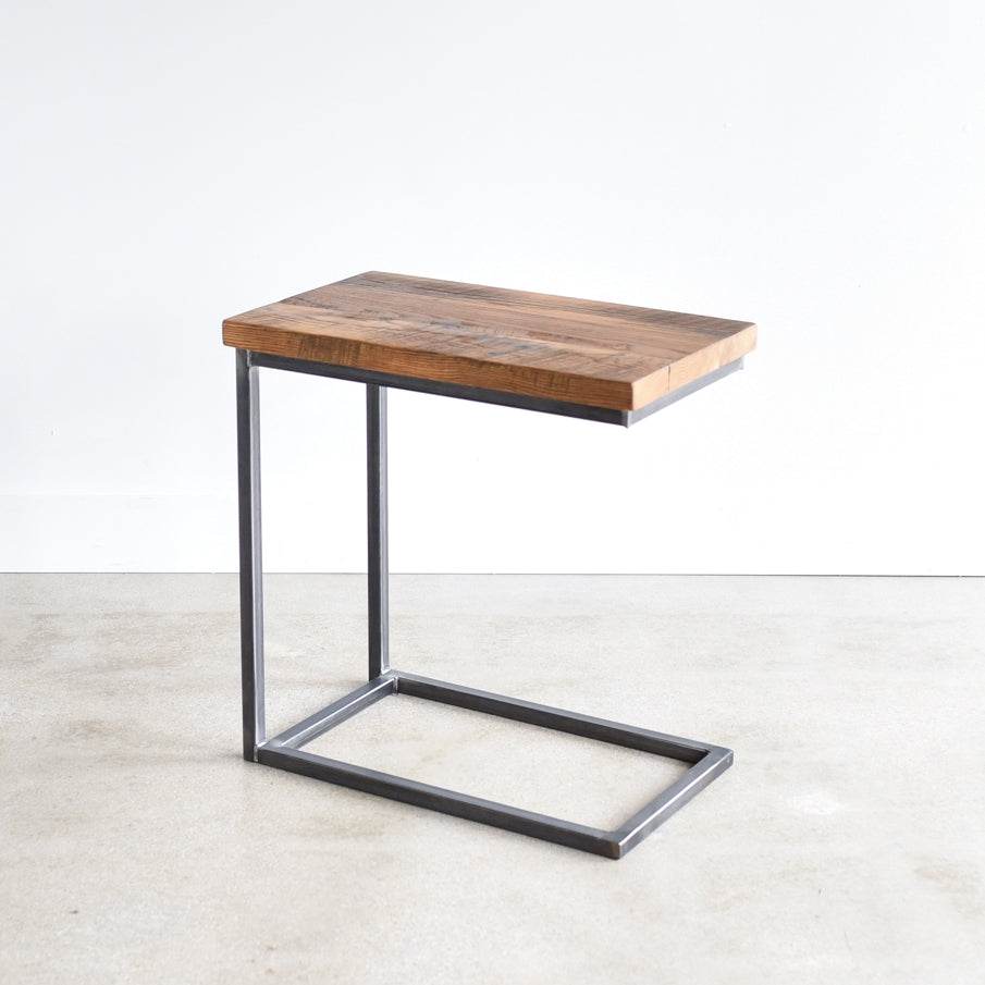 Wood + Steel C-Table - What WE Make
