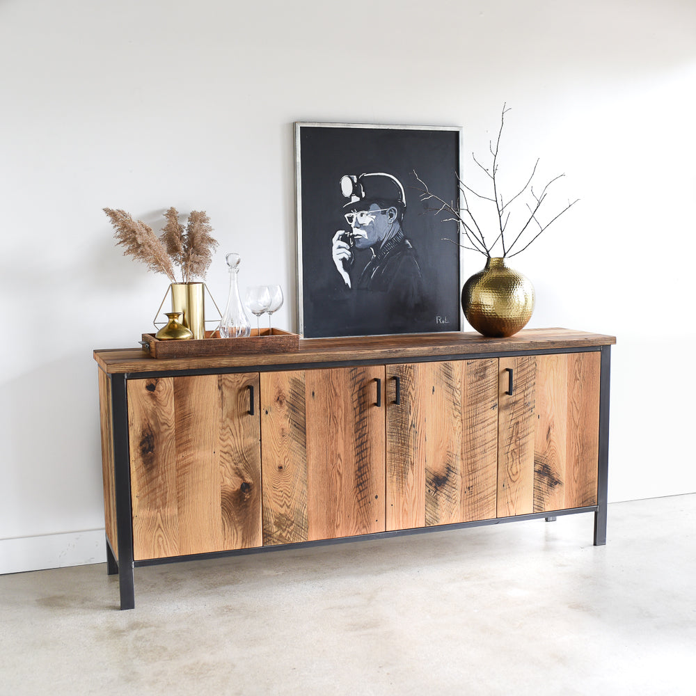 Modern Wood Storage Cabinet / 4-Door – What WE Make