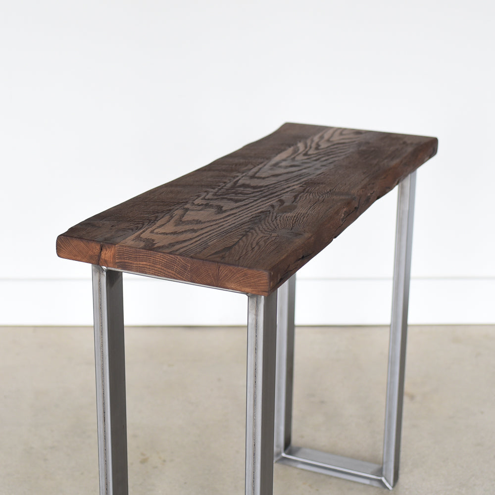 Live Edge Wood Console Table – What WE Make