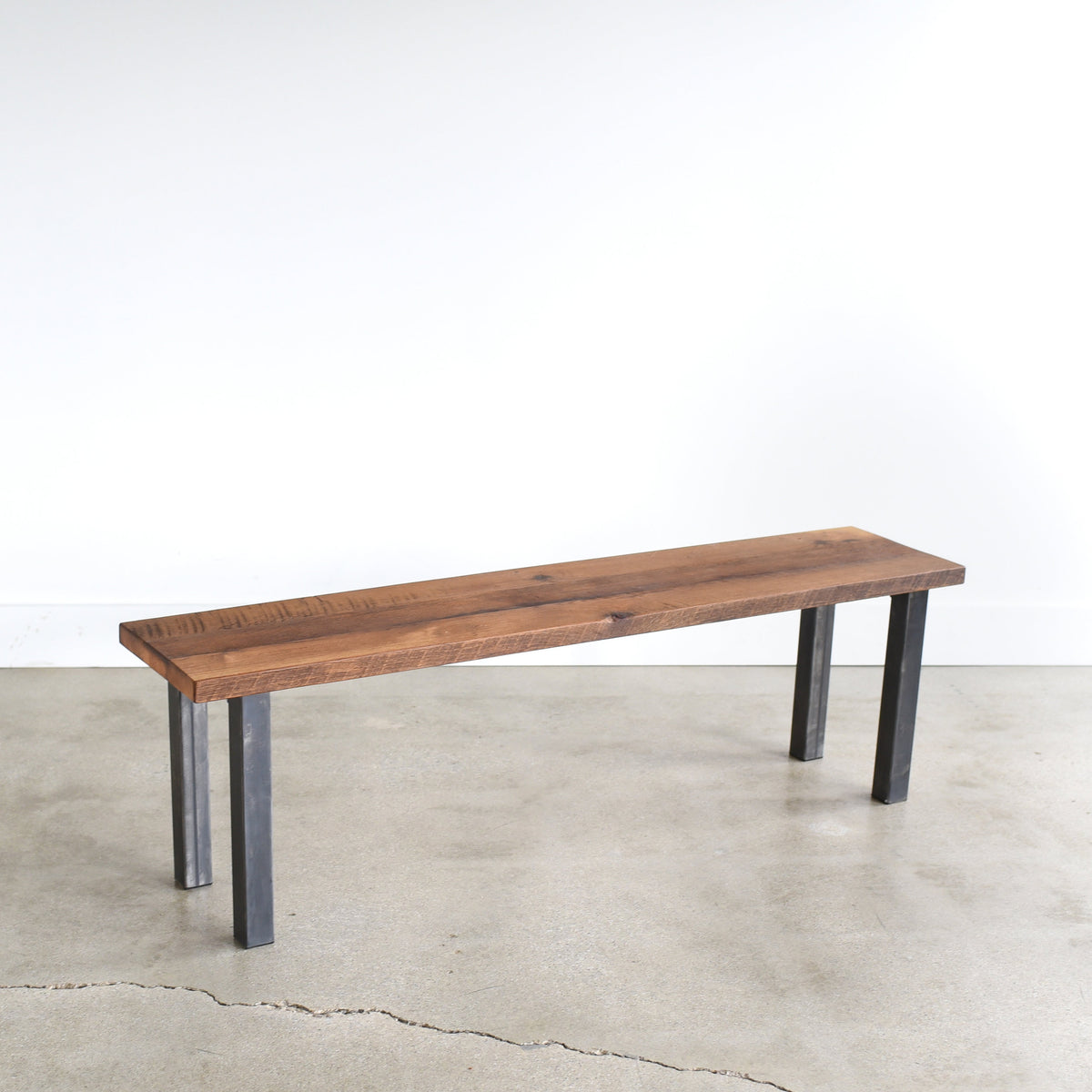 Industrial Post Leg Bench – What WE Make