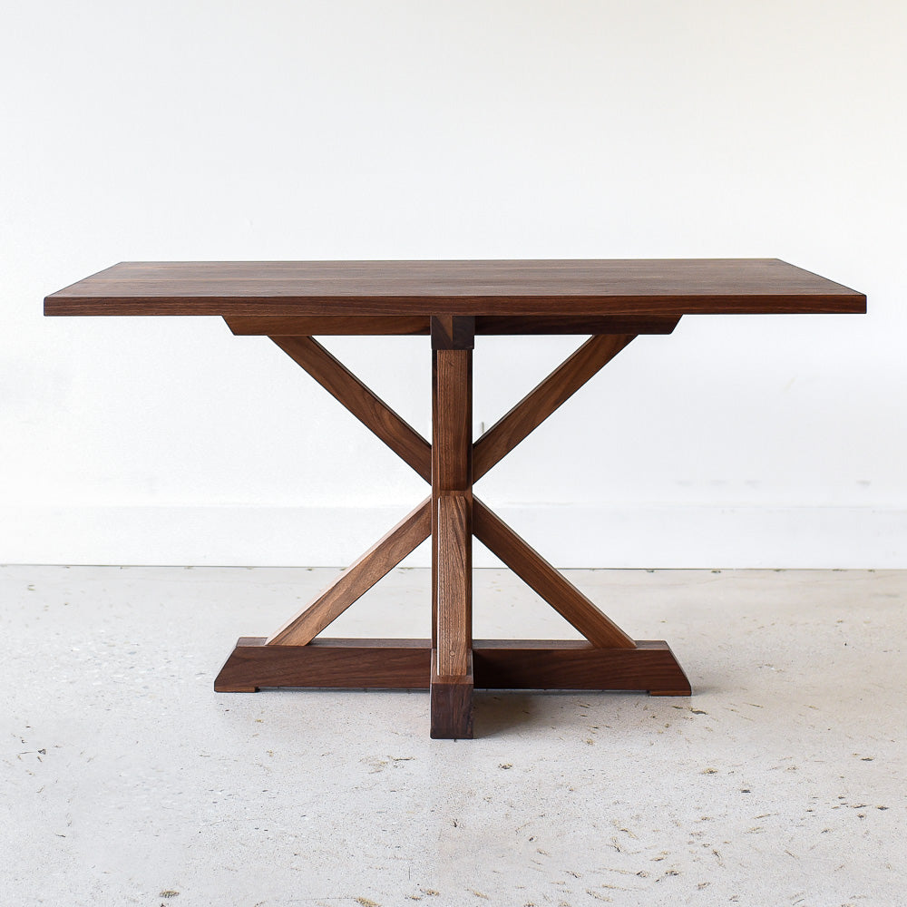 Farmhouse Pedestal Base Dining Table – What WE Make