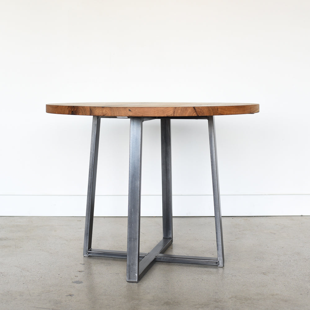 Round Criss Cross Base Dining Table – What WE Make