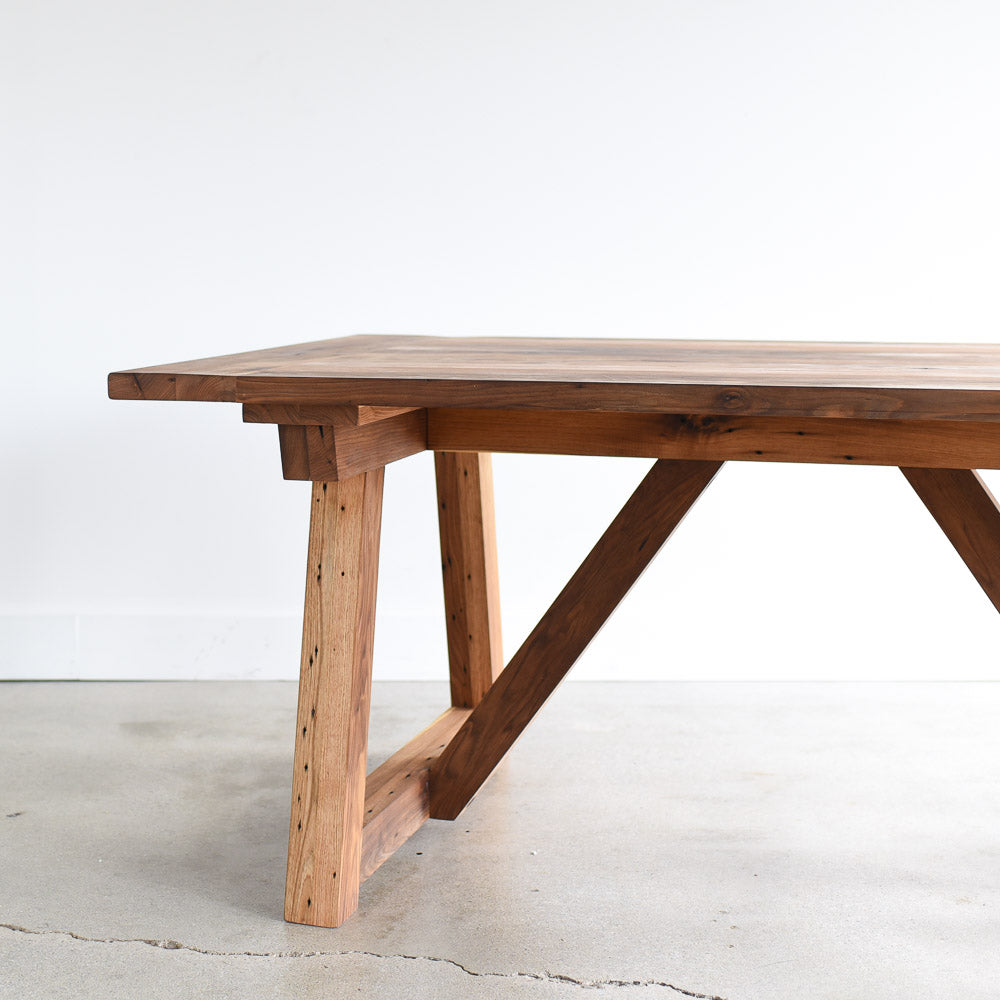 Farmhouse Trestle Dining Table – What WE Make