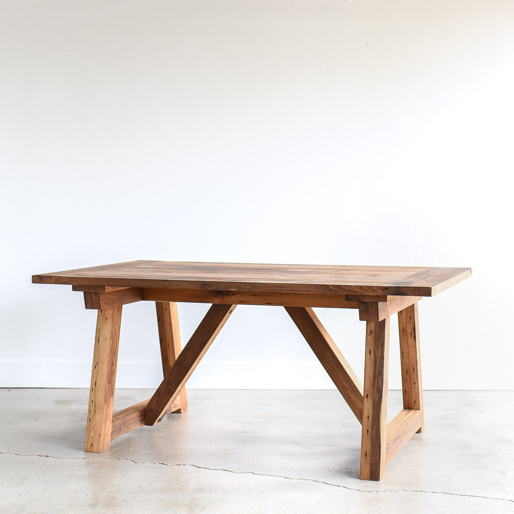 Farmhouse Trestle Dining Table – What WE Make