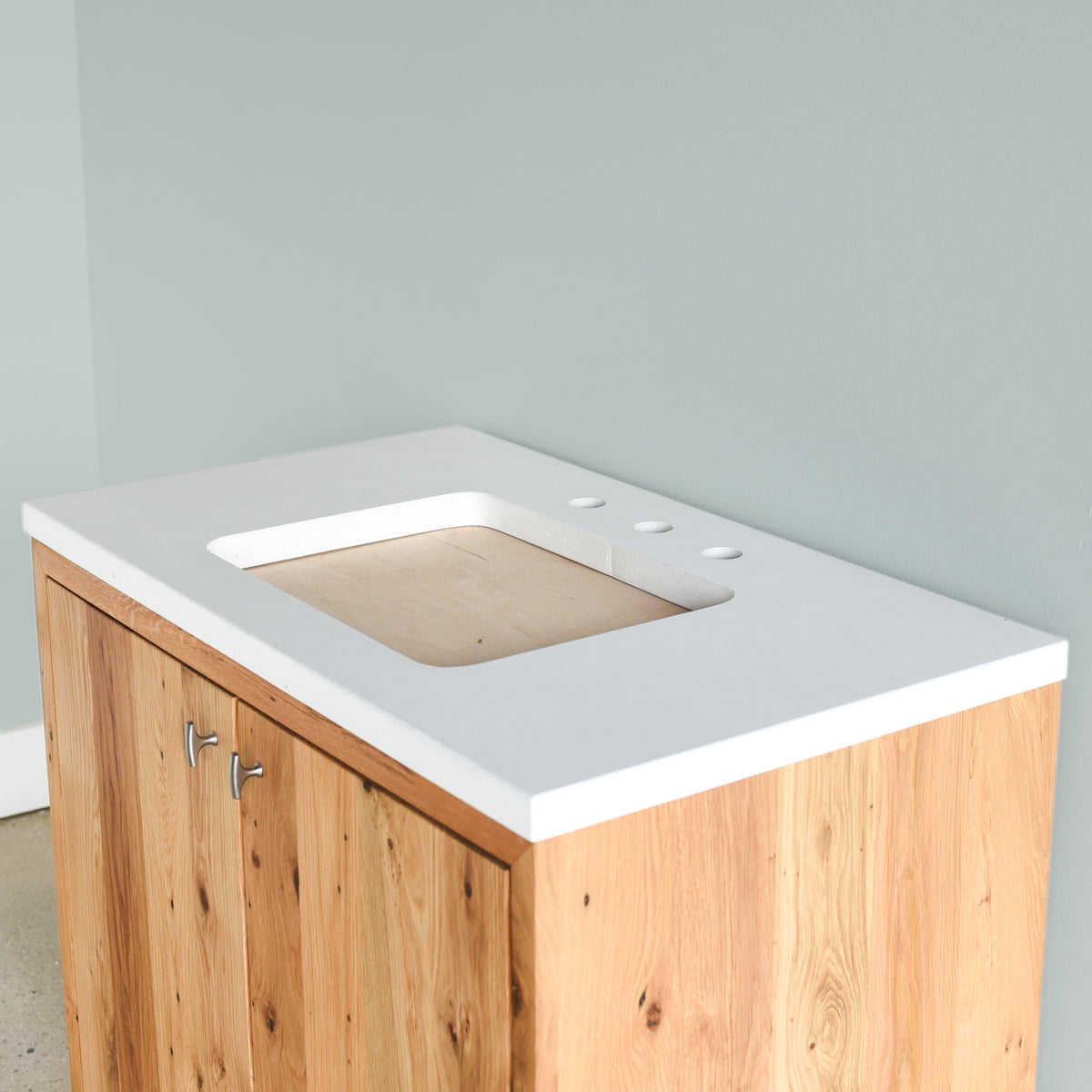 Concrete Vanity Top / Single Rectangle Undermount Sink – What WE Make